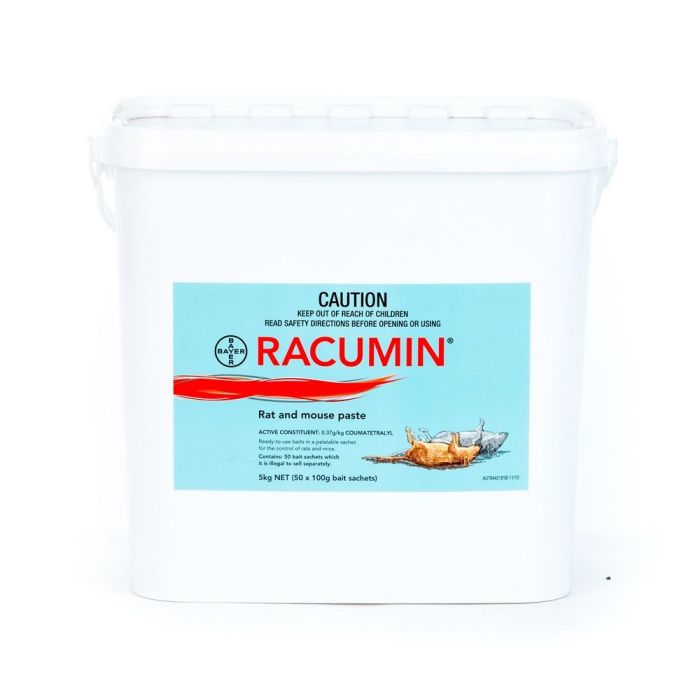 Racumin Rat And Mouse Blocks 5kg – Brookfield Poultry Equipment