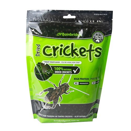 Dried Crickets 250g – Brookfield Poultry Equipment
